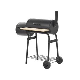 Beliani Holzkohlegrill SATAH in Schwarz - (W) 110 x (H) 115 x (L) 51 cm | Gr.: onesize
