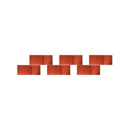Beliani 6er-Set Auflagen JAVA/AMANTEA PREMIUM in Rot | Gr.: onesize