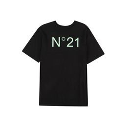 N&deg; 21 N&deg;21 T-Shirt M&auml;dchen Gr&ouml;&szlig;e 152 pastellgr&uuml;n / schwarz