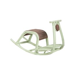 Beliani Kindersessel ASPRIA in Gr&uuml;n/Braun - (W) 42 x (H) 53 x (L) 85 cm | Gr.: onesize