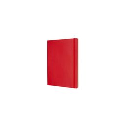 Moleskine Blanko Notizbuch in Rot - (B)19 x (H)25 cm | Gr.: onesize