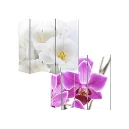 MCW Foto-Paravent Bagheria, 180x200cm, Orchidee | Gr.: onesize