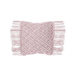 Beliani Dekokissen YANIKLAR in Rosa - (W) 40 x (H) 12 x (L) 40 cm | Gr.: onesize