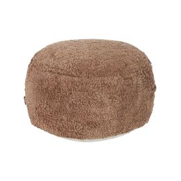 Beliani Pouf KANDHKOT in Braun - (W) 50 x (H) 35 x (L) 50 cm | Gr.: onesize