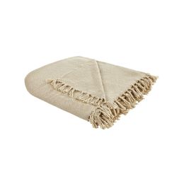 Beliani Kuscheldecke CHAOHANI in Beige - (W) 150 x (L) 200 cm | Gr.: onesize