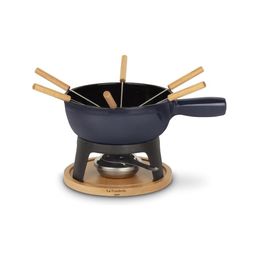 HKoenig Mont Joux La Fonderie 1890 Fondue Set in Holz-Optik | Gr.: onesize