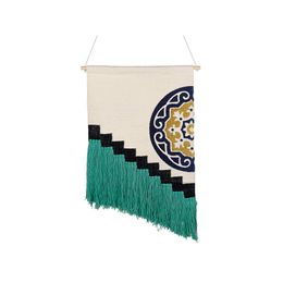 Beliani Wandbehang NOWSHERA in Bunt/Beige/Schwarz - (W) 56 x (H) 110 x (L) 1 cm | Gr.: onesize