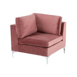 Beliani Sofaelement EVJA in Rosa - (W) 85 x (H) 84 x (L) 85 cm | Gr.: onesize