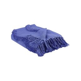 Beliani Kuscheldecke KHARI in Violett - (W) 125 x (H) 1 x (L) 150 cm | Gr.: onesize