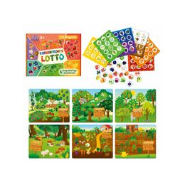 MAGNIKON Bingo Spiel für Kinder Farben lernen, Lotto Memory Spiel - ab 3 Jahren | Gr.: onesize