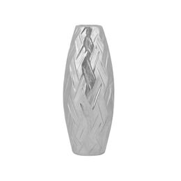 Beliani Dekovase ARPAD in Silber - (W) 12 x (H) 33 x (L) 12 cm | Gr.: onesize
