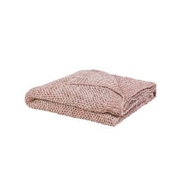 Beliani Kuscheldecke HAIFA in Rosa - (W) 150 x (H) 1 x (L) 200 cm | Gr.: onesize