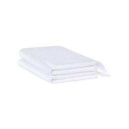 Beliani 2er-Set Handtuch ATIU in Wei&szlig; | Gr.: onesize