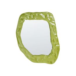 Beliani Wandspiegel MARTYRE in Gr&uuml;n - (W) 57 x (H) 74 x (L) 3 cm | Gr.: onesize