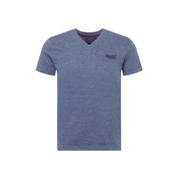 Superdry & Co T-Shirt Herren Gr&ouml;&szlig;e 4XL ultramarinblau / schwarz