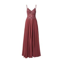 LUXUAR Abendkleid Damen Gr&ouml;&szlig;e 32 karminrot Winterkleid