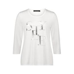 Betty Barclay Basic Shirt mit Placement in Rohwei&szlig; | Gr.: 36