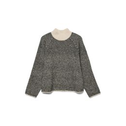V&eacute;ro Moda Vero Moda Pullover in Beige/ Schwarz | Gr.: M