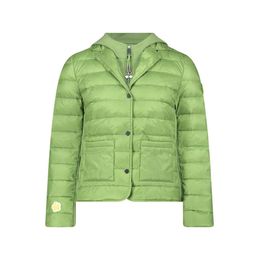 Cartoon Steppjacke mit abnehmbarer Kapuze in Forest Green | Gr.: 44