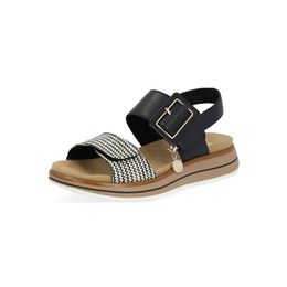 Remonte Sandalen in Schwarz/Wei&szlig; | Gr.: 37