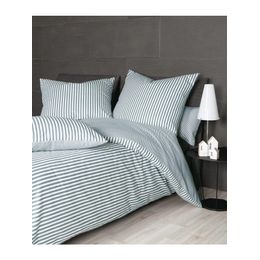 Janine Baumwoll Bettw&auml;sche Chinchilla in silber | Gr.: 135 x 200 + 80 x 80 cm