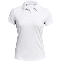 Under Armour Polo "Ua Playoff Ss Polo" in Wei&szlig; | Gr.: S