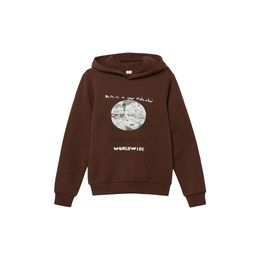 s.Oliver Sweatshirt Jungen Gr&ouml;&szlig;e 146/152 dunkelbraun / hellgrau / offwhite