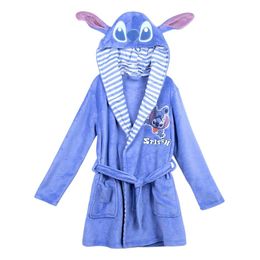 Cerda Kinder Bademantel mit Kapuze Disney Stitch in Blau | Gr.: 116