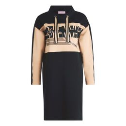 Betty Barclay Jerseykleid langarm in Patch Beige/Black | Gr.: 42