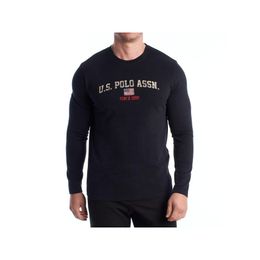 U.S. Polo Assn. Longsleeve in Black | Gr.: XXL