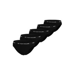 Tom Tailor Slip 5Er Pack N&uuml;rnberg in schwarz-dunkel-uni | Gr.: 8
