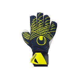 Uhlsport Torwarthandschuhe Prediction Soft Flex Frame in marine/wei&szlig;/fluo gelb | Gr.: 10