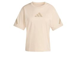 adidas Sportswear Funktionsshirt 'Z.N.E.' Damen Gr&ouml;&szlig;e XS/S beige