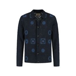 DSTREZZED Strickjacke 'Timeo' Herren Gr&ouml;&szlig;e XXL navy / royalblau