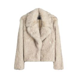 Bershka Jacke Damen Gr&ouml;&szlig;e S ecru Winterjacke
