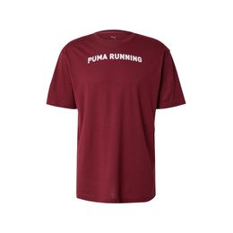 Puma Funktionsshirt Herren Gr&ouml;&szlig;e S bordeaux / wei&szlig;