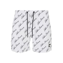 Urban Classics Badeshorts Herren Gr&ouml;&szlig;e S schwarz / wei&szlig;
