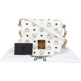 MCM Crossbody Bags - MCM White Visetos Monogram Patricia Crossbody Bag - Gr. unisize - in Wei&szlig; - f&uuml;r Damen