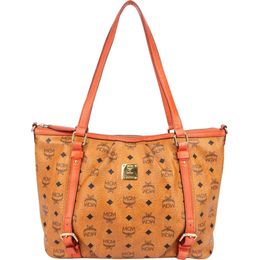 MCM Crossbody Bags - MCM Visetos Monogram Shopper Shoulder Bag - Gr. unisize - in Braun - f&uuml;r Damen