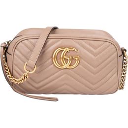 Gucci Crossbody Bags - Gucci Pink Chevron GG Marmont Crossbody Bag - Gr. unisize - in Bunt - f&uuml;r Damen