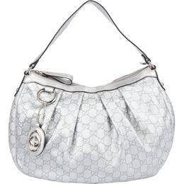 Gucci Crossbody Bags - Gucci Silver GG Monogram Sukey Handbag - Gr. unisize - in Bunt - f&uuml;r Damen