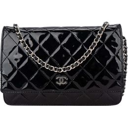 Chanel Crossbody Bags - Chanel Quilted Patent Leather Wallet On Chain Cros - Gr. unisize - in Bunt - f&uuml;r Damen