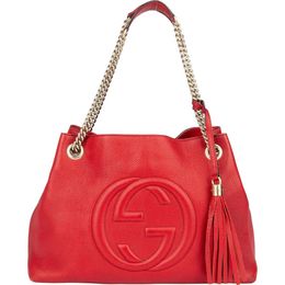 Gucci Crossbody Bags - Gucci Red Leather GG Soho Crossbody Bag - Gr. unisize - in Bunt - f&uuml;r Damen