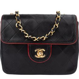Chanel Crossbody Bags - Chanel Quilted Bicolor Lambskin 24K Gold Single Fl - Gr. unisize - in Bunt - f&uuml;r Damen