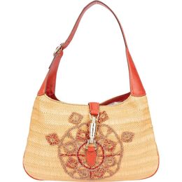 Gucci Crossbody Bags - Gucci Limited Raffia Jackie Handbag - Gr. unisize - in Bunt - f&uuml;r Damen