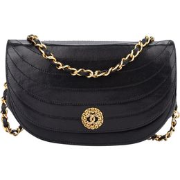 Chanel Crossbody Bags - Chanel Stitched Halfmoon Single Flap Crossbody Bag - Gr. unisize - in Bunt - f&uuml;r Damen
