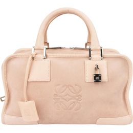 Loewe Crossbody Bags - Loewe Rosa Claro Suede Amazona Handbag - Gr. unisize - in Gold - f&uuml;r Damen