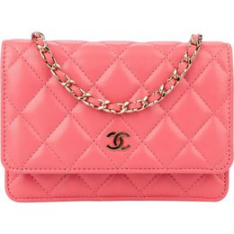 Chanel Crossbody Bags - Chanel Quilted Lambskin Wallet On Chain Crossbody - Gr. unisize - in Bunt - f&uuml;r Damen
