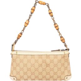 Gucci Crossbody Bags - Gucci GG Monogram Mini Bamboo Handbag - Gr. unisize - in Bunt - f&uuml;r Damen