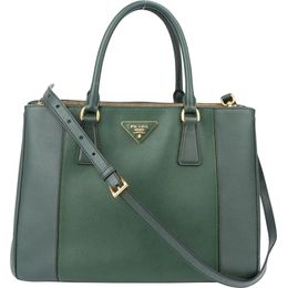 Prada Crossbody Bags - Prada Green Saffiano Leather Galleria Handbag - Gr. unisize - in Gr&uuml;n - f&uuml;r Damen